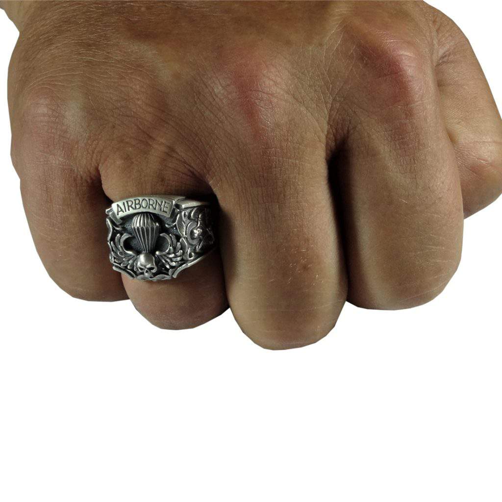 Sterling Silver 925 Custom made US Army Airborne Parachutist Jump Wing ...