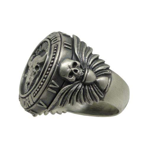 Sterling Silver 925 Custom Made Taurus Memento Mori Zodiac Skull ...