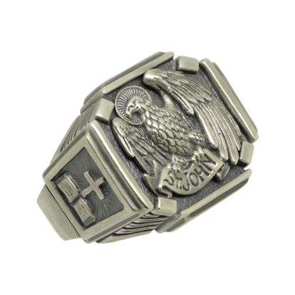Custom Made Saint John Religious Men's Ring | Secretium