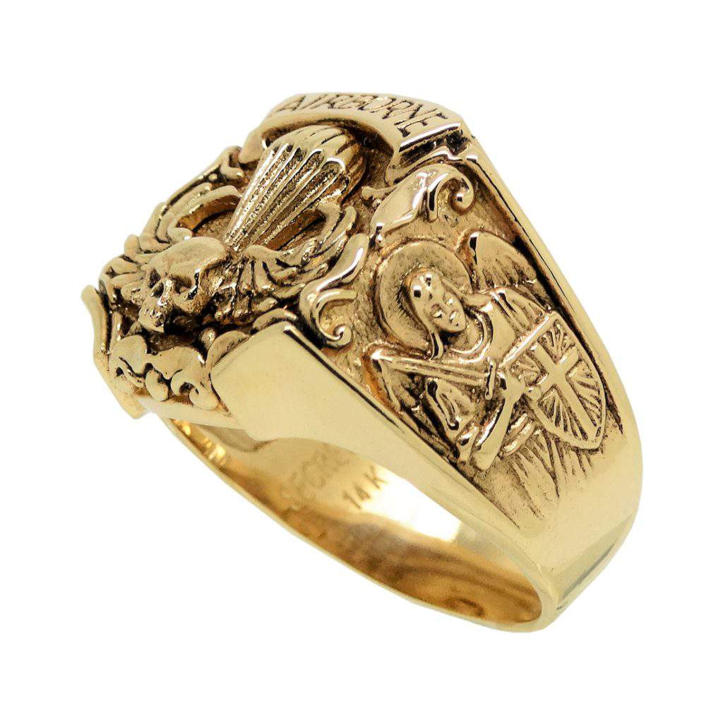 14K Yellow Solid Gold US Army Airborne Parachutist Jump Wing Soldier ...