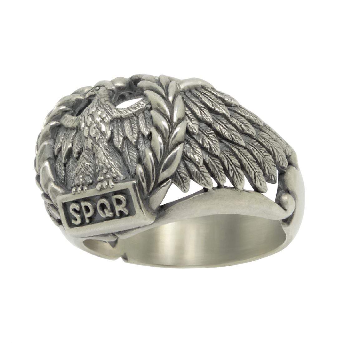 Roman Empire S.P.Q.R Sterling Silver 925 men's ring | Secretium