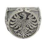 German Federal Eagle Seal sterling silver men's ring | Secretium