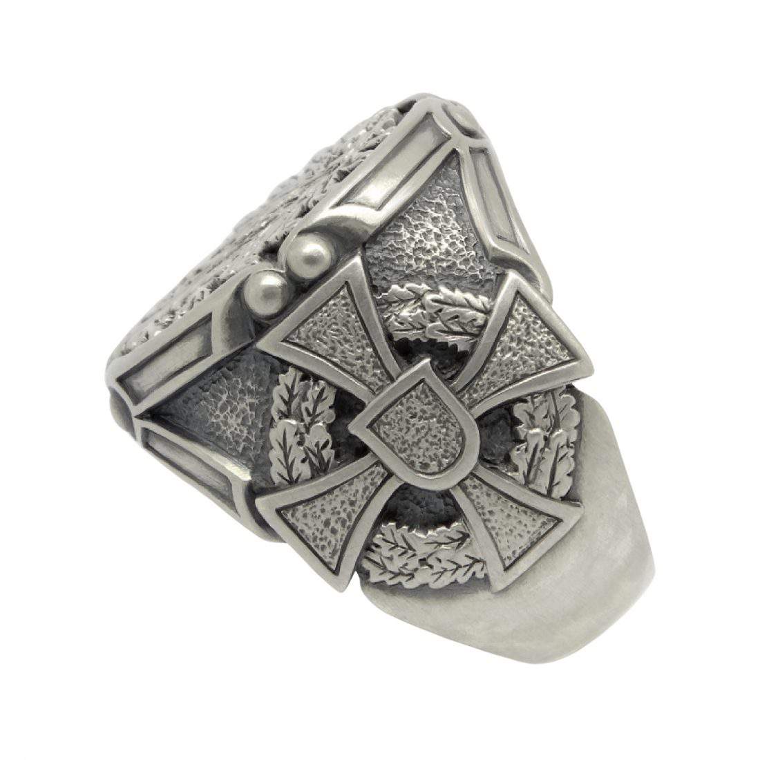 German Federal Eagle Seal sterling silver men's ring | Secretium