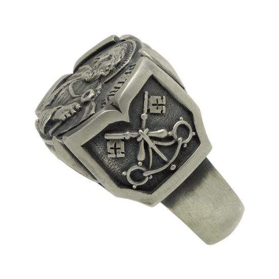 Christian Roman Catholic St. Peter "Pope and Patriarch" sterling silver ...