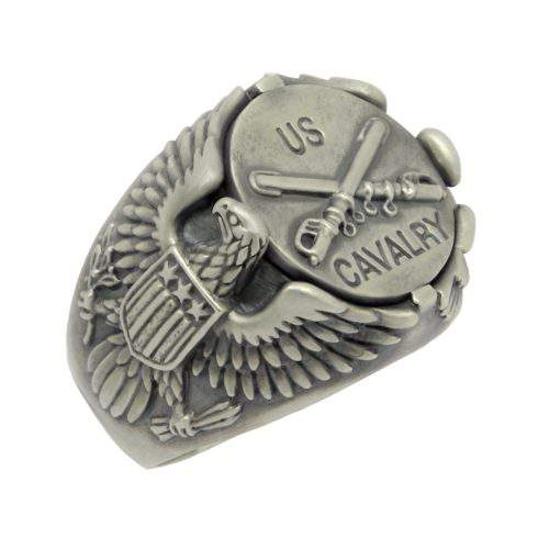 US Army Handcrafted Sterling Silver 925 Custom made US Army Cavalry ...