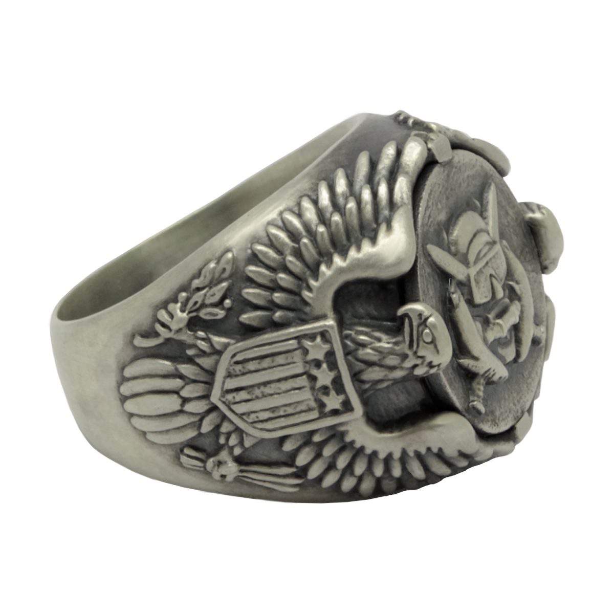 SILVER 925 US ARMY SPECIAL OPERATIONS DIVER CUSTOM MADE AMERICAN EAGLE ...