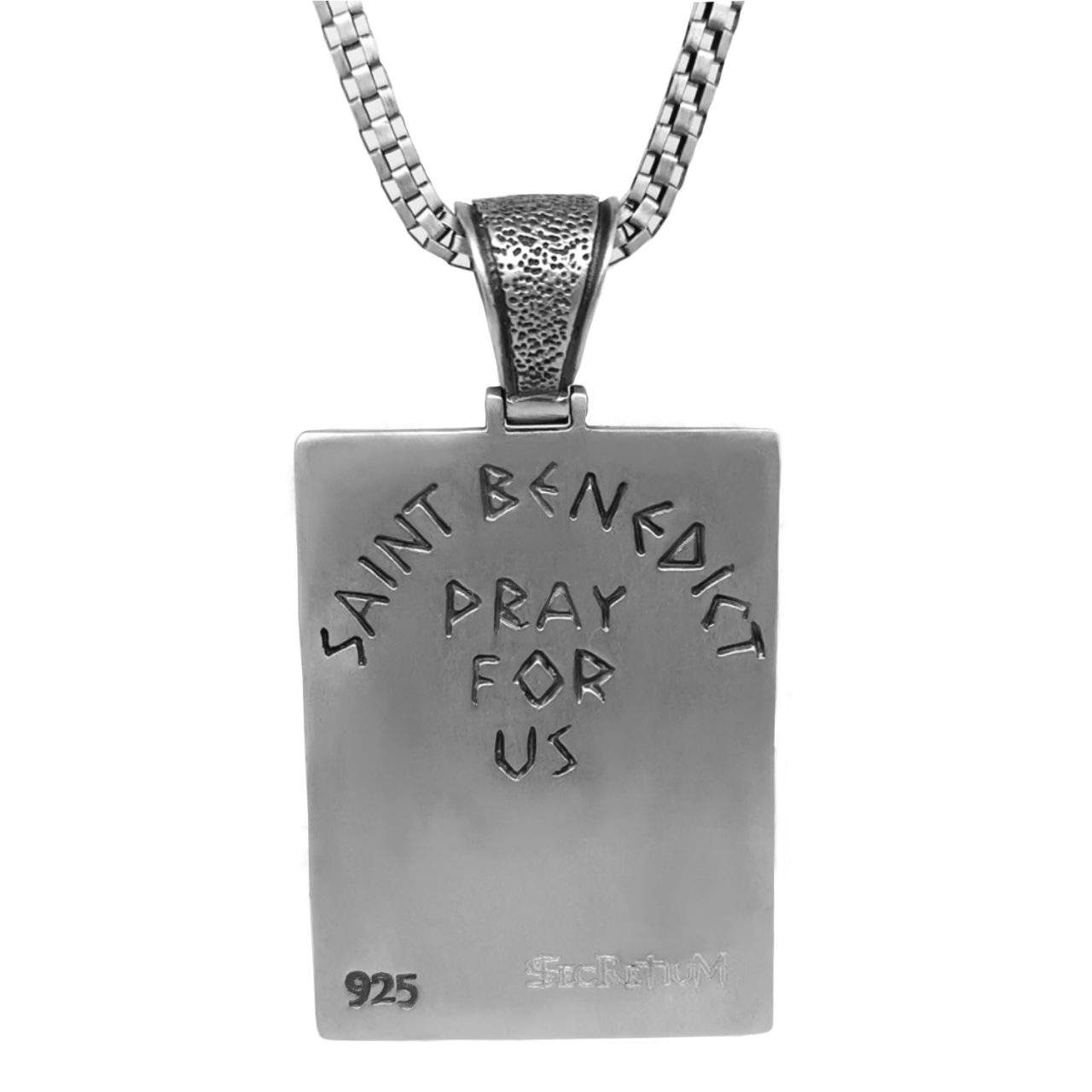 STERLING SILVER 925 CUSTOM MADE CHRISTIAN ROMAN CATHOLIC "SAINT ...