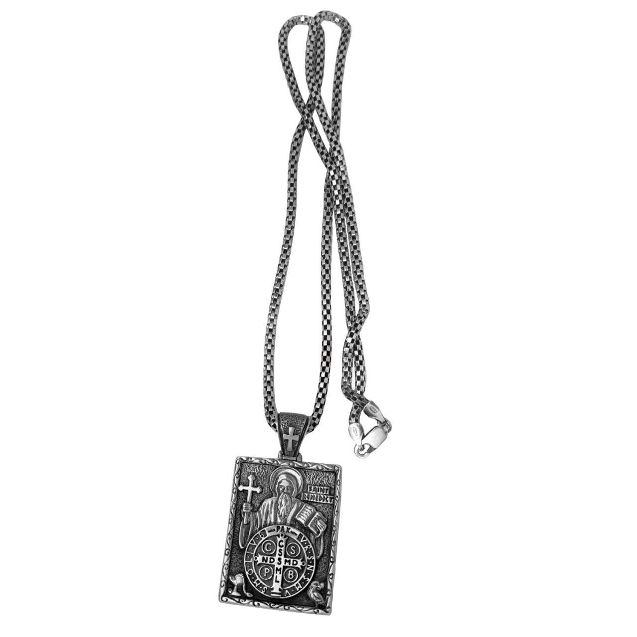 STERLING SILVER 925 CUSTOM MADE CHRISTIAN ROMAN CATHOLIC "SAINT ...