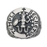 Sigil of Abraxas Sterling Silver 925, Knights Templar Men's ring ...