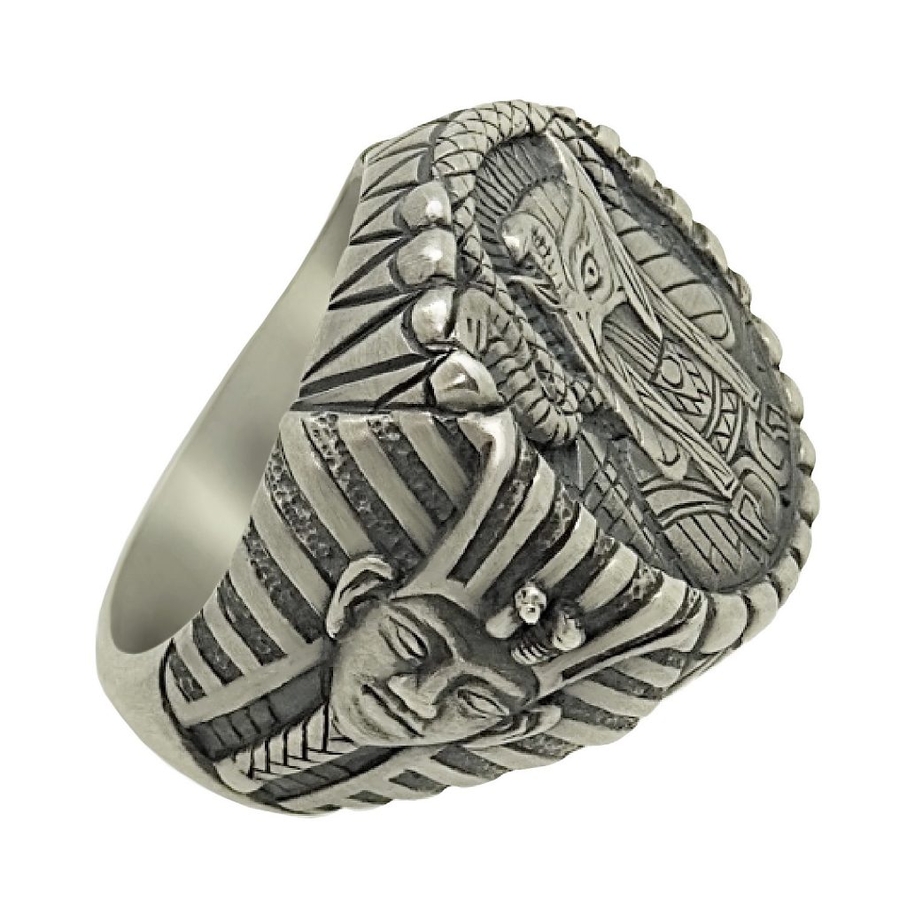 STERLING SILVER 925 CUSTOM MADE "GOD RA" EGYPTIAN GOD, GOD OF SUN, KING ...