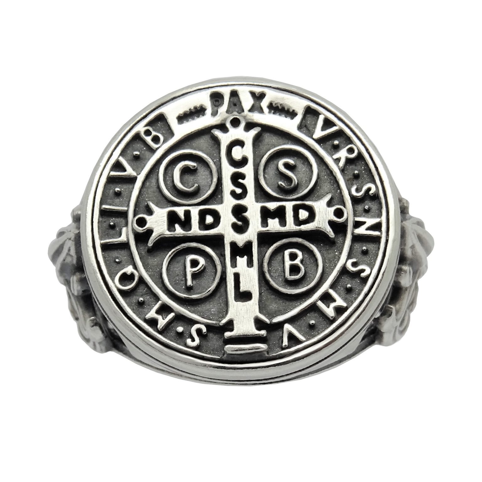 Christian Roman Catholic "Saint Benedict" Mens Ring | Secretium
