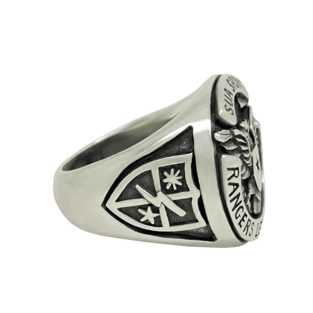 HANDCRAFTED STERLING SILVER 925 CUSTOM MADE ARMY RANGERS "75TH RANGER ...