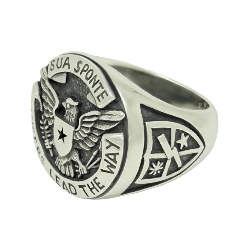 HANDCRAFTED STERLING SILVER 925 CUSTOM MADE ARMY RANGERS "75TH RANGER ...