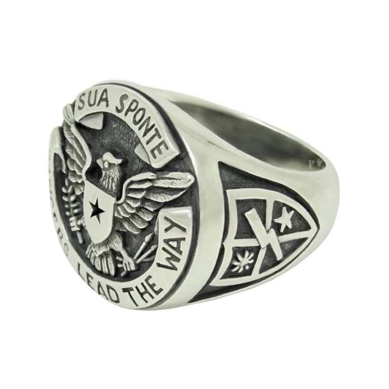 HANDCRAFTED STERLING SILVER 925 CUSTOM MADE ARMY RANGERS "75TH RANGER ...