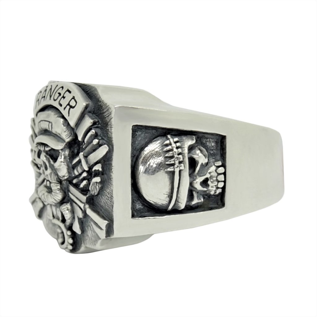 STERLING SILVER 925 SPECIAL FORCES CUSTOM MADE ARMY RANGERS "75TH ...