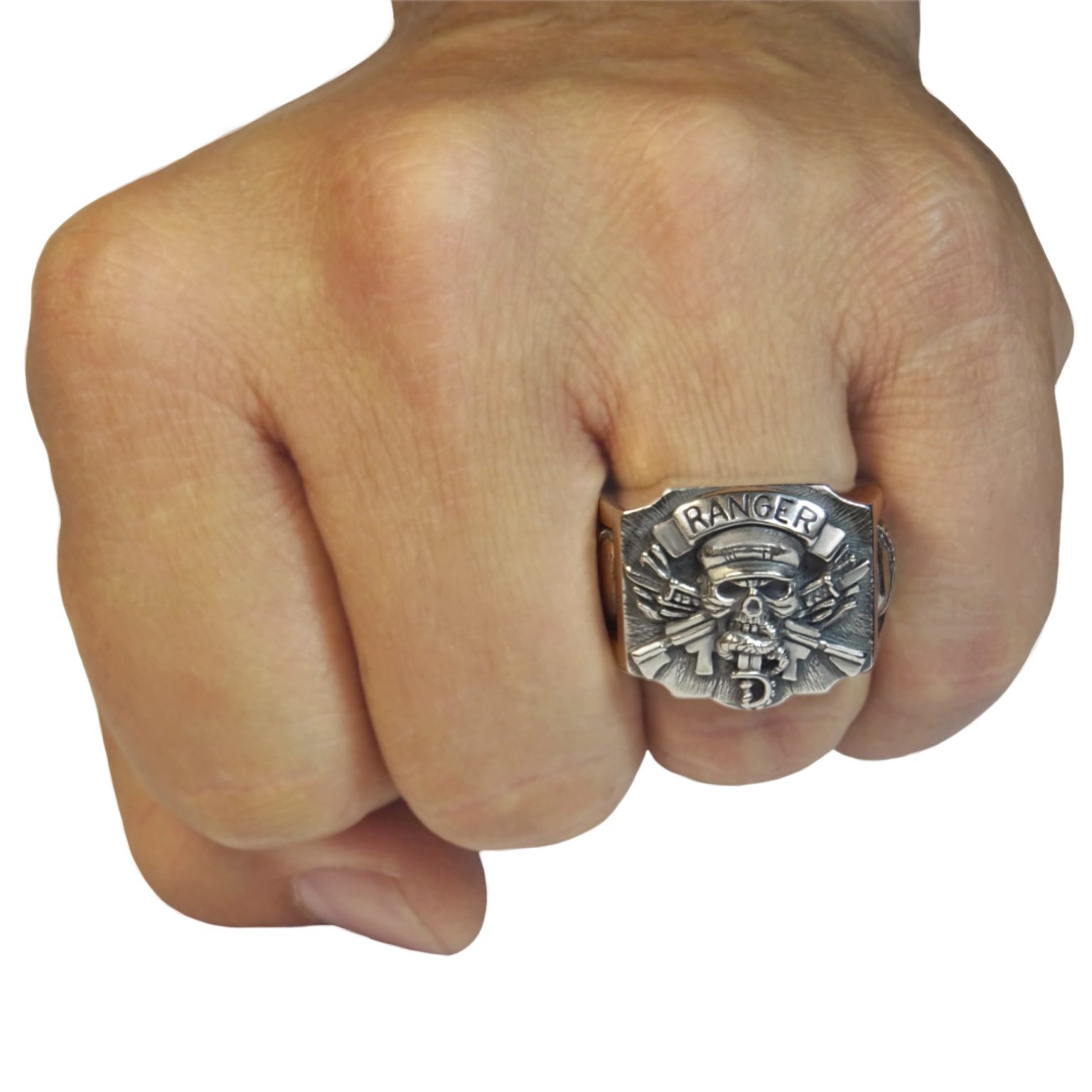 STERLING SILVER 925 SPECIAL FORCES CUSTOM MADE ARMY RANGERS "75TH ...