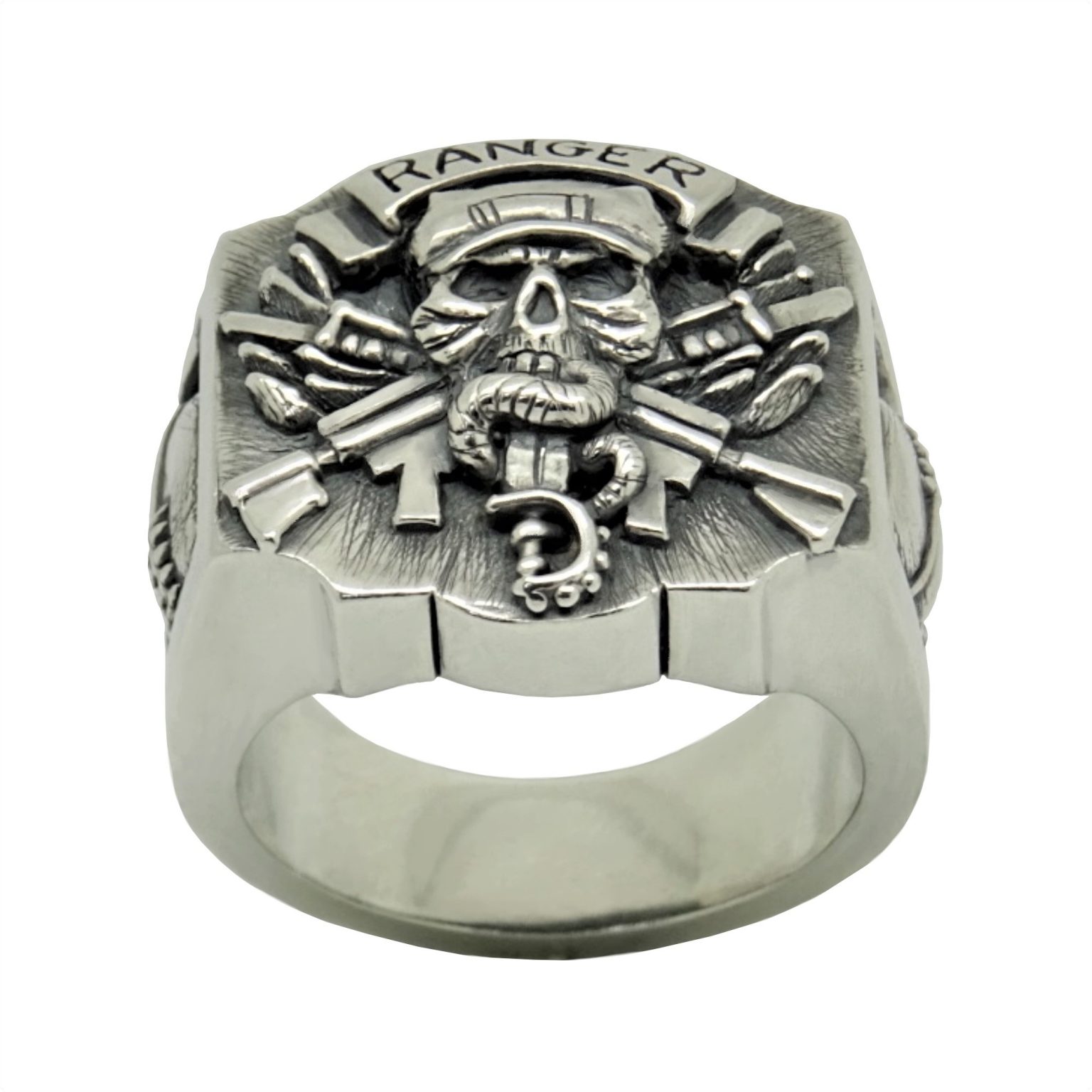 STERLING SILVER 925 SPECIAL FORCES CUSTOM MADE ARMY RANGERS "75TH ...