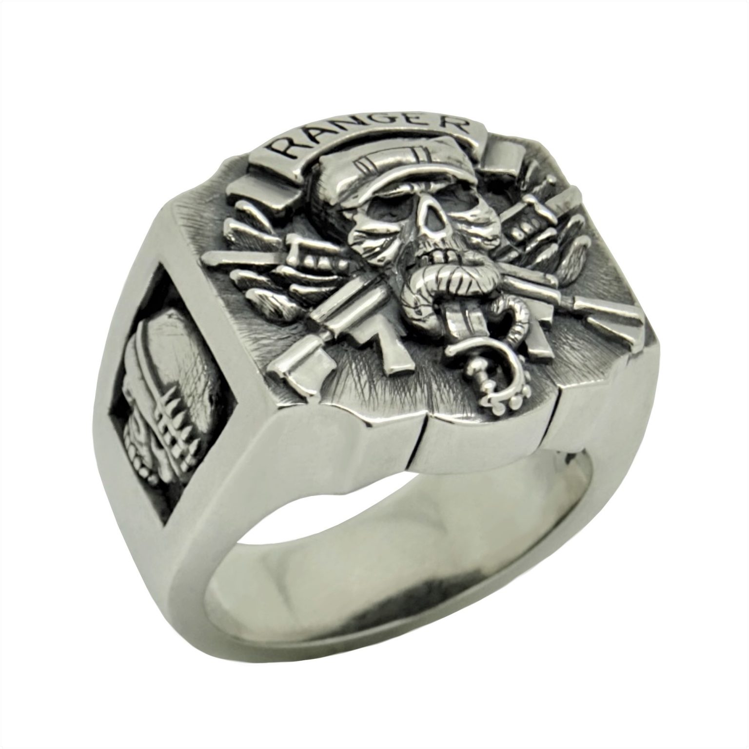 STERLING SILVER 925 SPECIAL FORCES CUSTOM MADE ARMY RANGERS "75TH ...