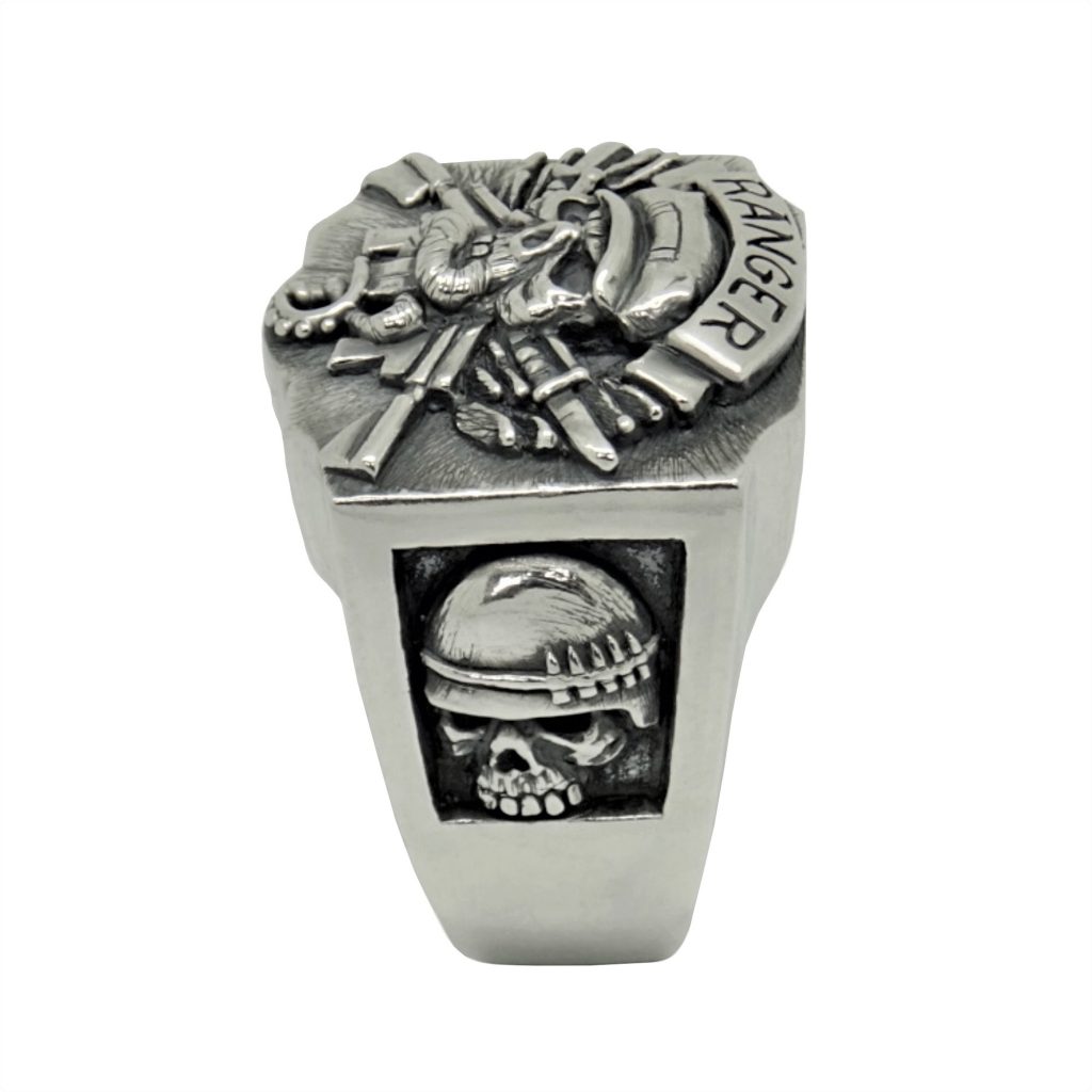 STERLING SILVER 925 SPECIAL FORCES CUSTOM MADE ARMY RANGERS "75TH ...