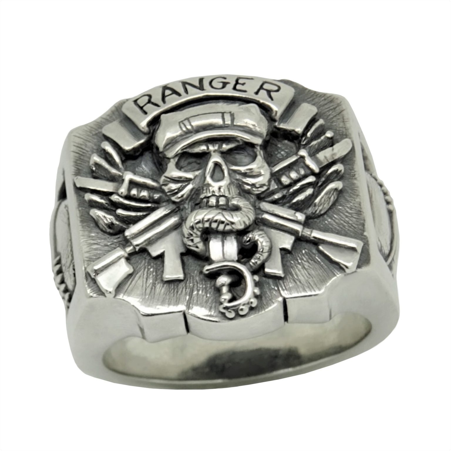 STERLING SILVER 925 SPECIAL FORCES CUSTOM MADE ARMY RANGERS "75TH ...