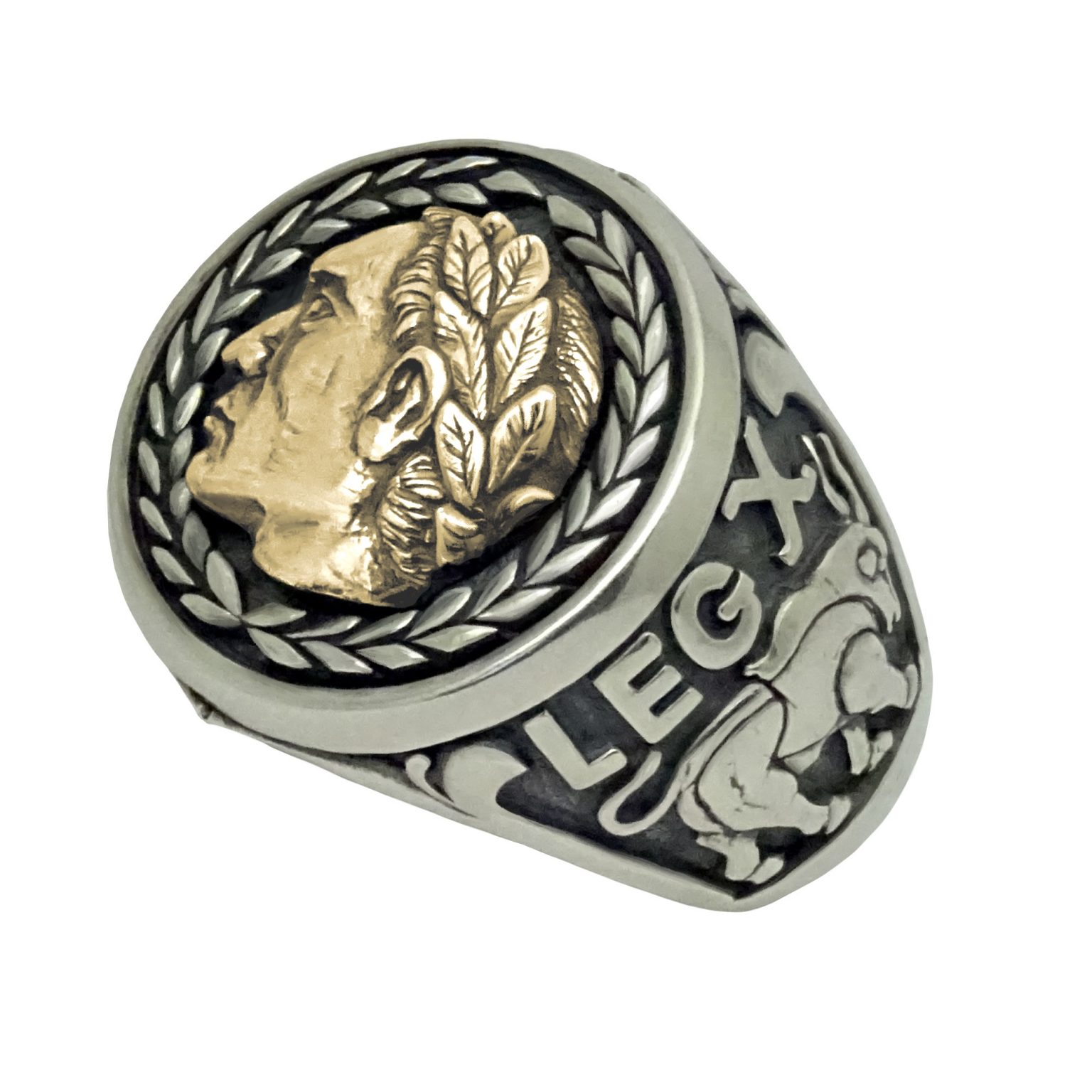 HANDCRAFTED STERLING SILVER 925 AND 10K GOLD CUSTOM MADE CHRISTIAN ...